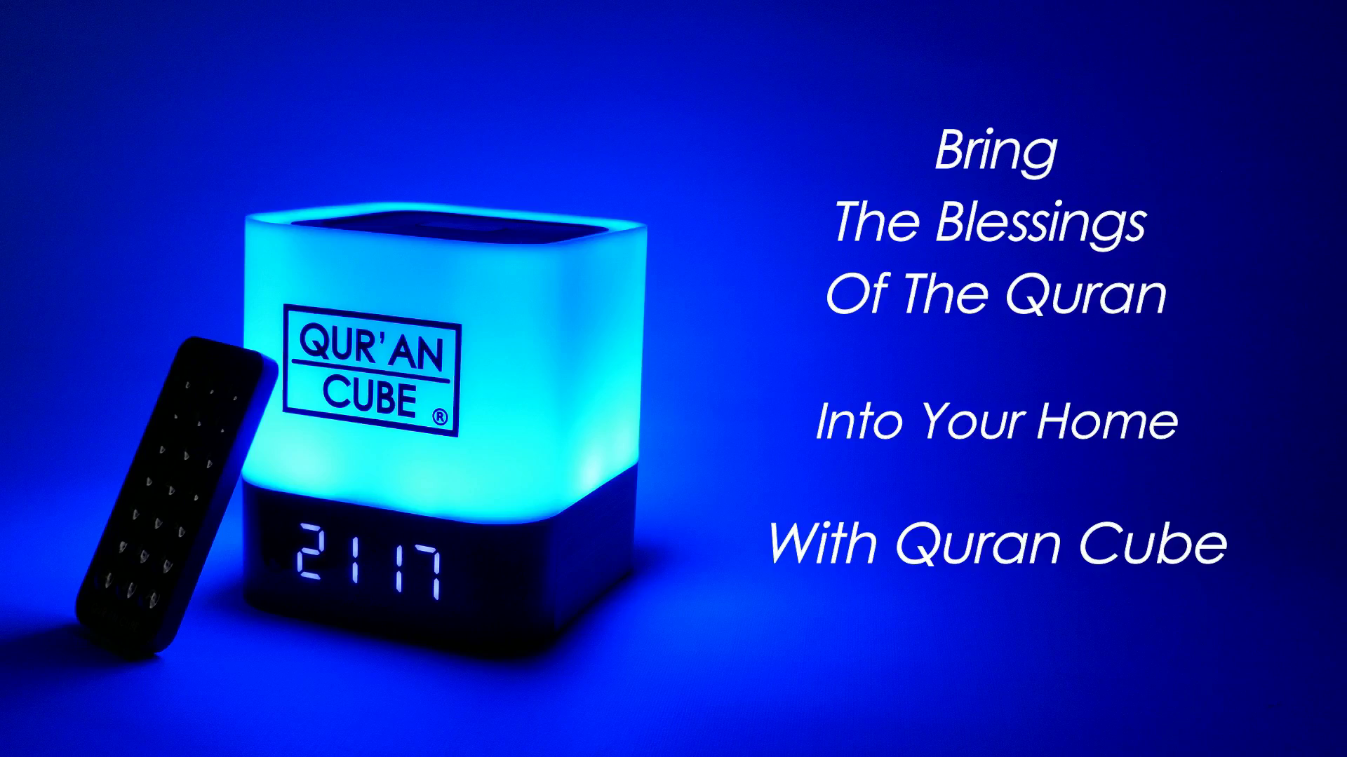 Quran Cube LED X - Quran Speaker - Adhan Prayer Clock - Nasheeds - Pro ...